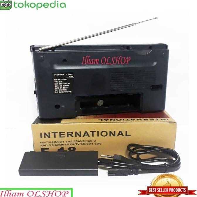 Jual [KS] - Radio AM FM International F18 Radio Klasik, Jadul, Rodja ...