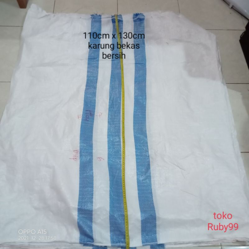 Jual karung plastik jumbo 100 kg ukuran 110cm x 130 cm | Shopee Indonesia