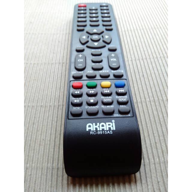 Jual REMOTE TV LED AKARI ORIGINAL 100% | Shopee Indonesia
