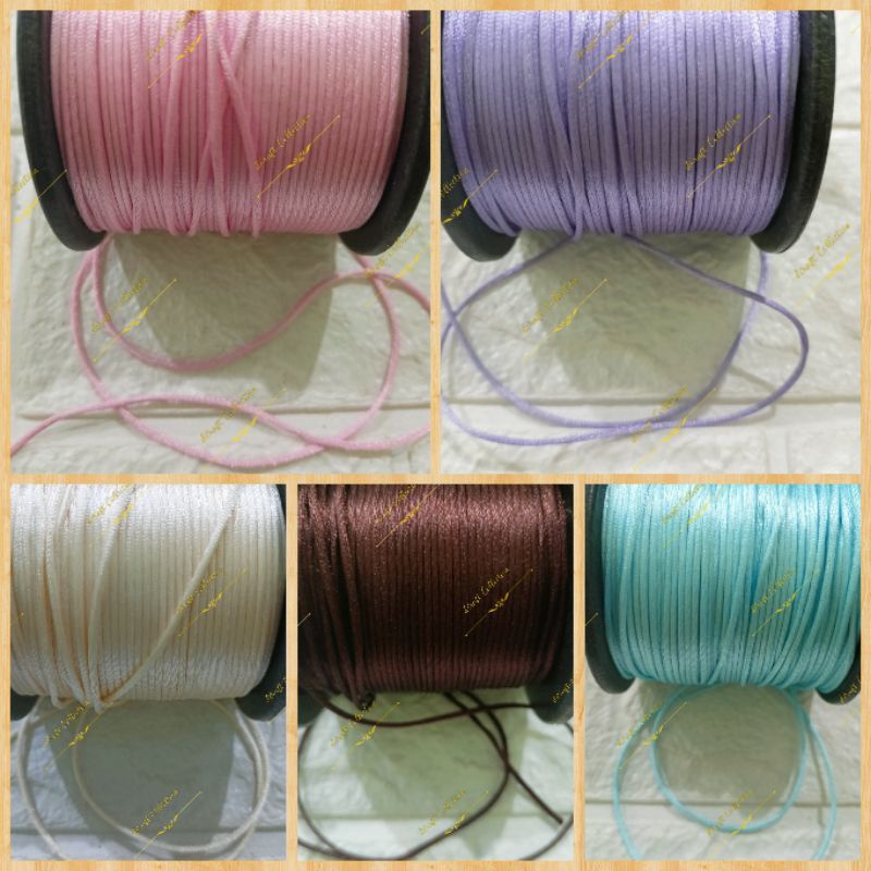 Jual Tali Satin / Tali Cina 1mm per Roll | Shopee Indonesia