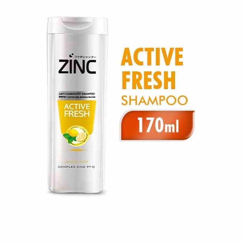 Jual Zinc Shampoo 170ml warna Hijau Biru Pink kuning dan Hijab | Shopee ...
