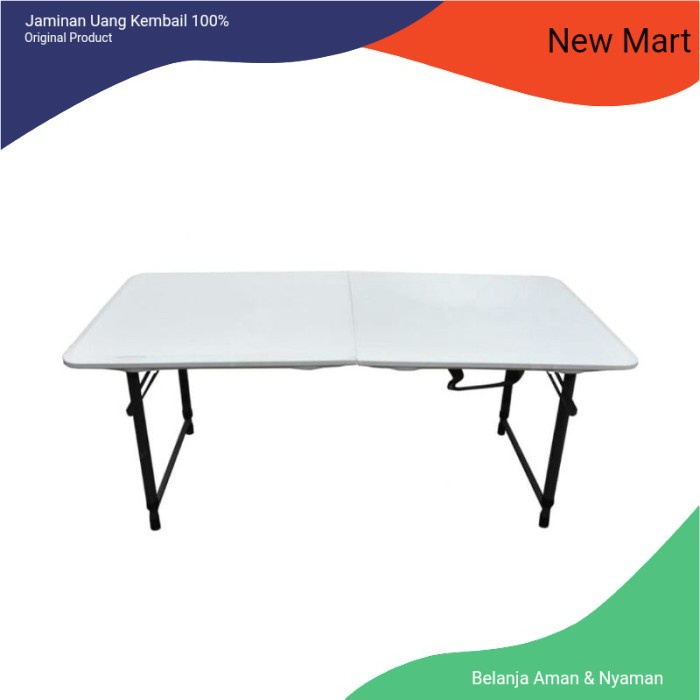 Jual KRISBOW Meja lipat kaki besi putih/meja makan serbaguna | Shopee ...
