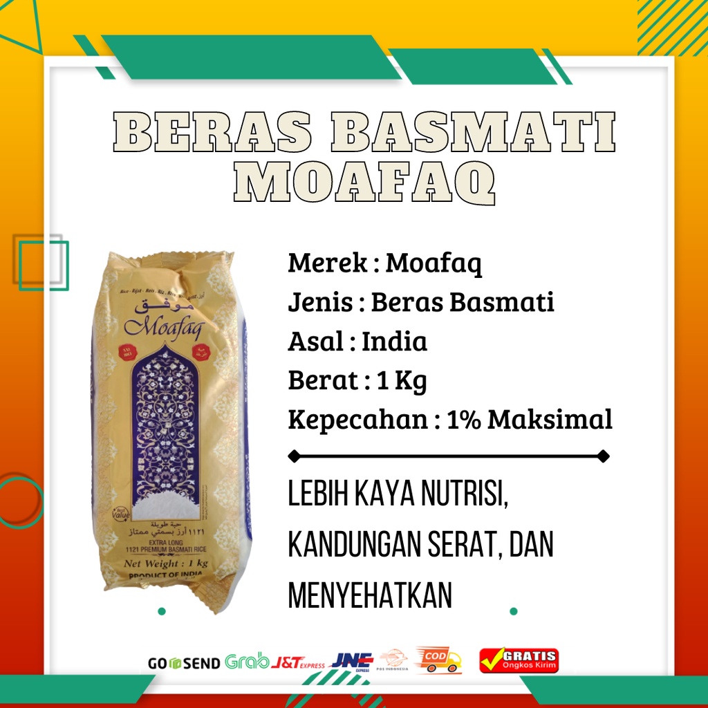 Jual Beras Basmati Premium Extra Long XXL Rice Original Asli India ...