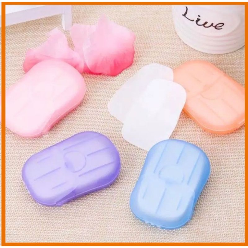 Jual Sabun kertas cuci tangan / paper soap / hand soap mini | Shopee ...