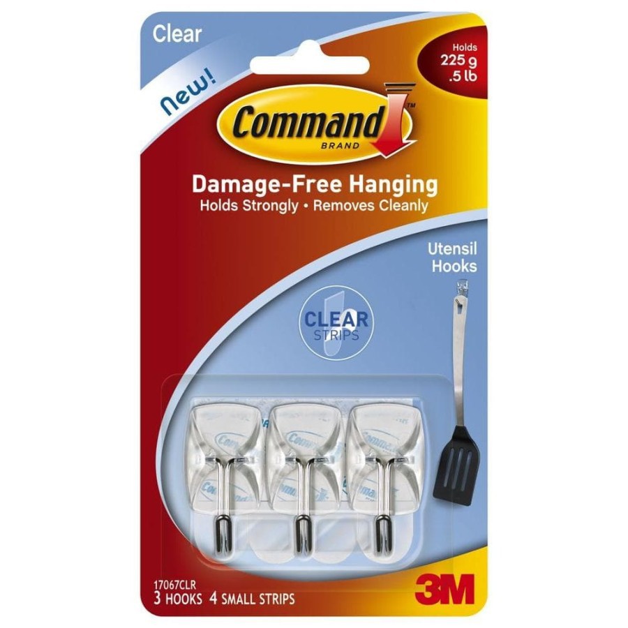 Jual 3M Command Small Clear Wire Hooks 17067CLR | Shopee Indonesia