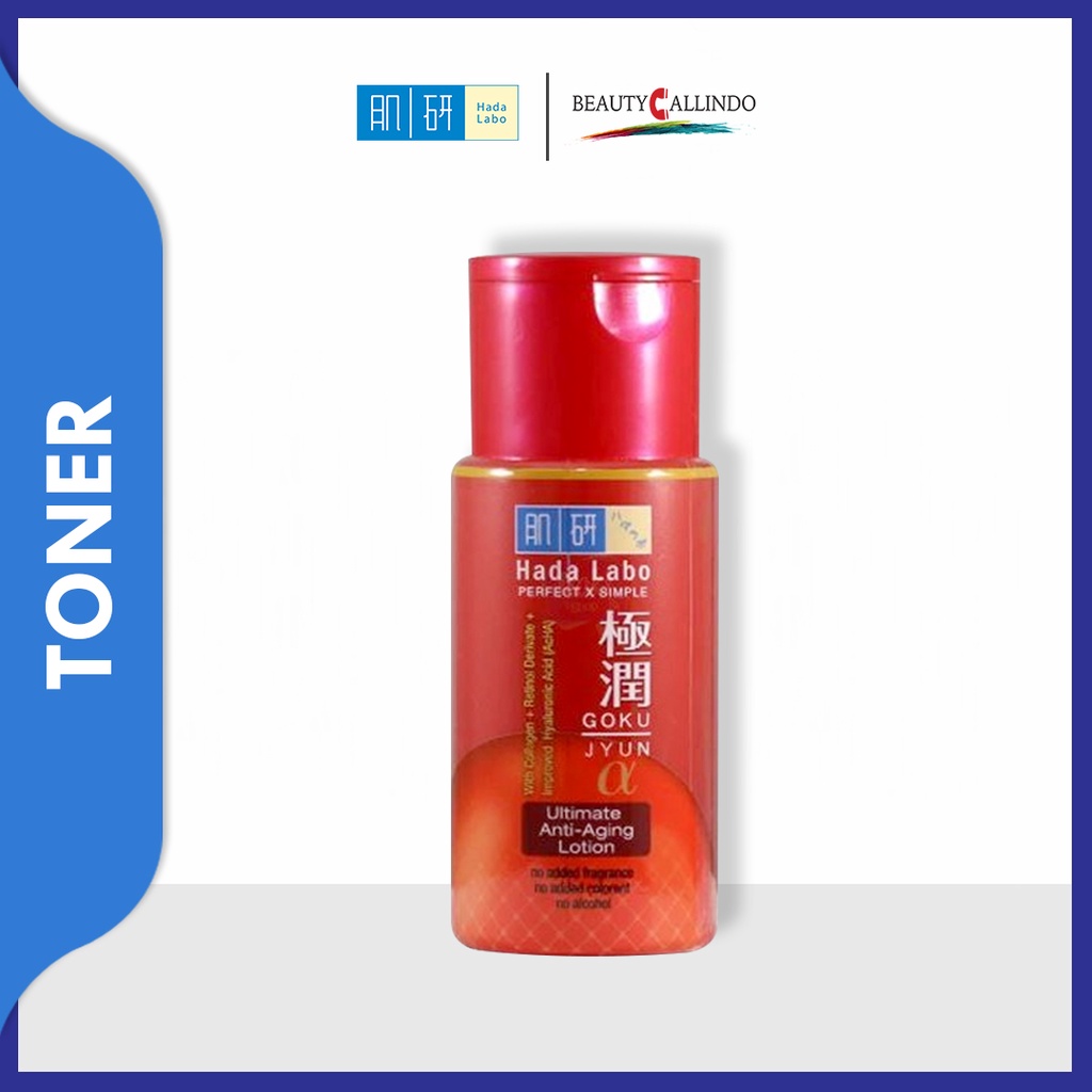 Jual Hada Labo Gokujyun Alpha Ultimate Anti Aging Lotion 100ml Shopee