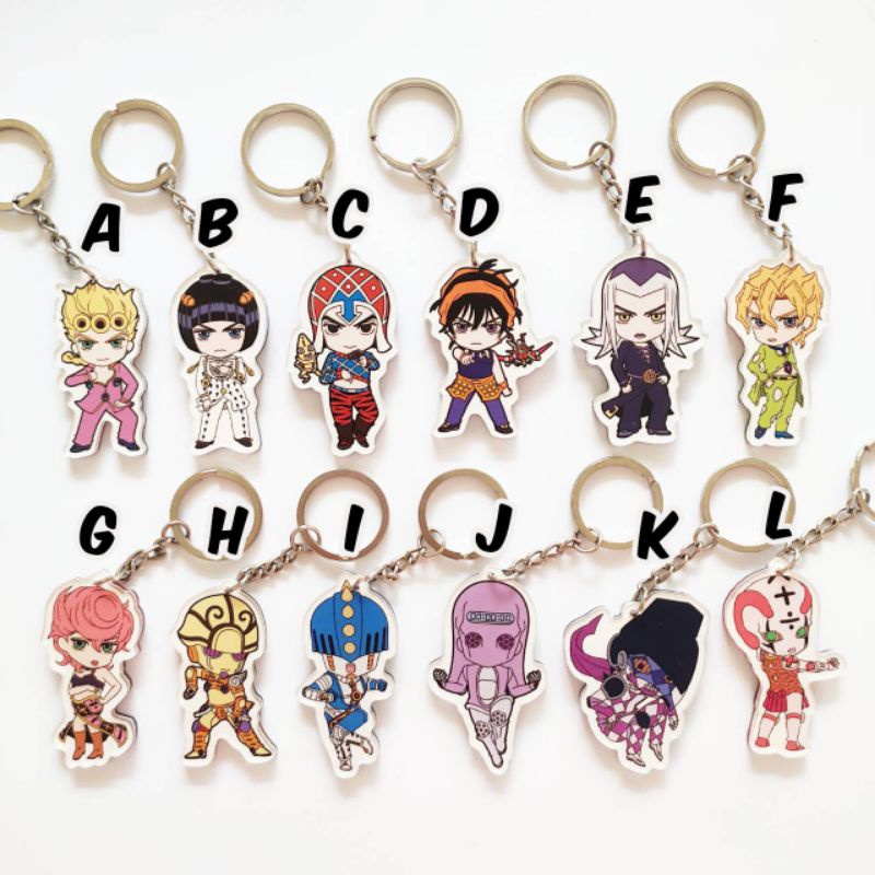 Jual Keychain Anime Jojo no Kimyou na Bouken 4 Jojo's Bizarre Adventure ...