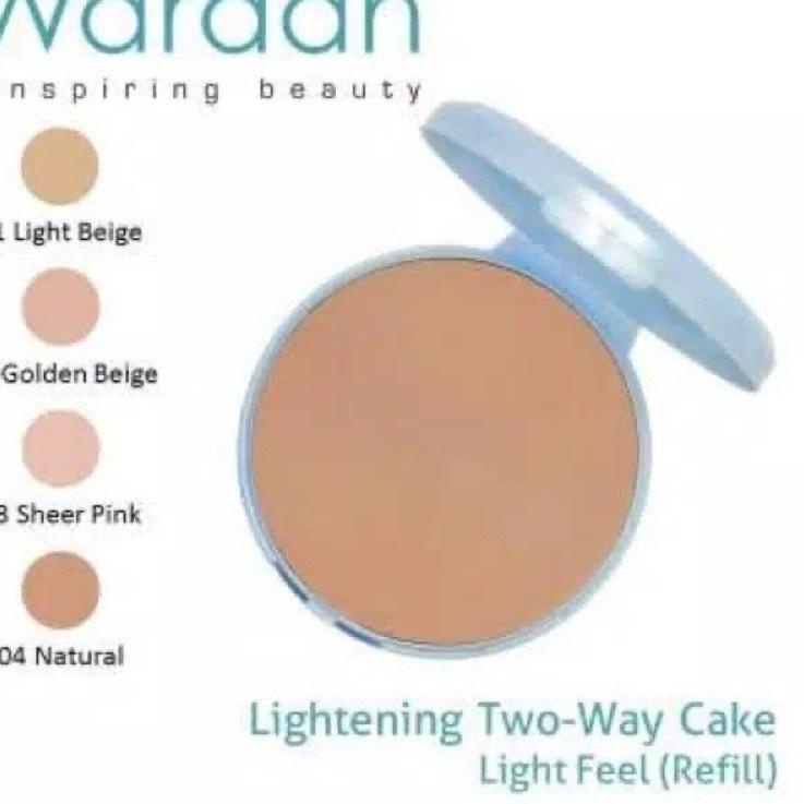 Jual Berkualitas Wardah Refil Lightening Powder Foundation Light Feel ...