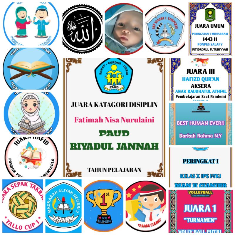 Jual STICKER/LOGO/PIALA/FREE PITA | Shopee Indonesia