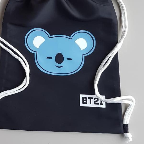 Jual ton TAS BT21 KPOP TAS SERUT RANSEL BTS BANGTAN BOYS TATA COOKY ...