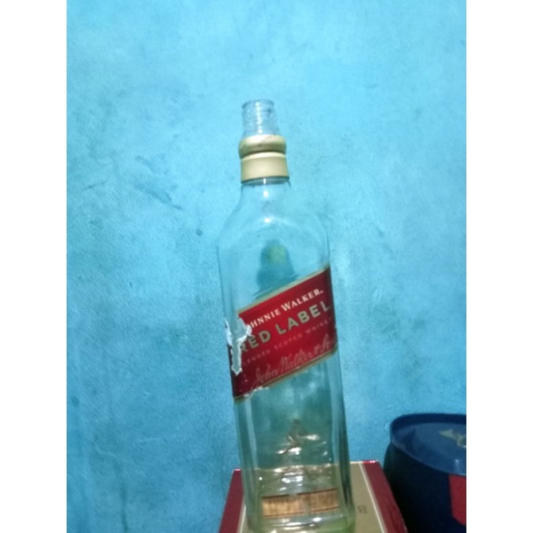 Jual botol bekas minuman keras red label | Shopee Indonesia