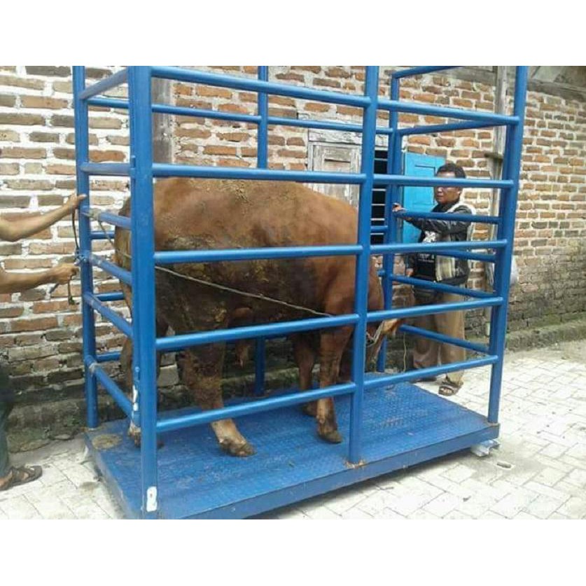 Jual TIMBANGAN SAPI KRANGKENG BESI PORTABLE KUAT KOKOH BERGARANSI AUTO ...