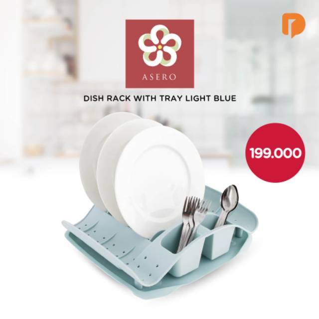 Jual Asero Dish Rack With Tray* | Shopee Indonesia