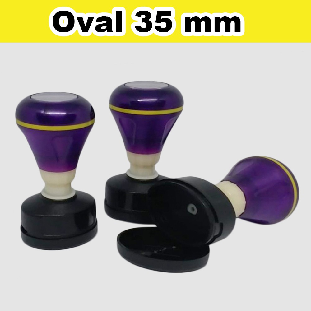 Jual Gagang Stempel Flash Oval 35 mm | Shopee Indonesia