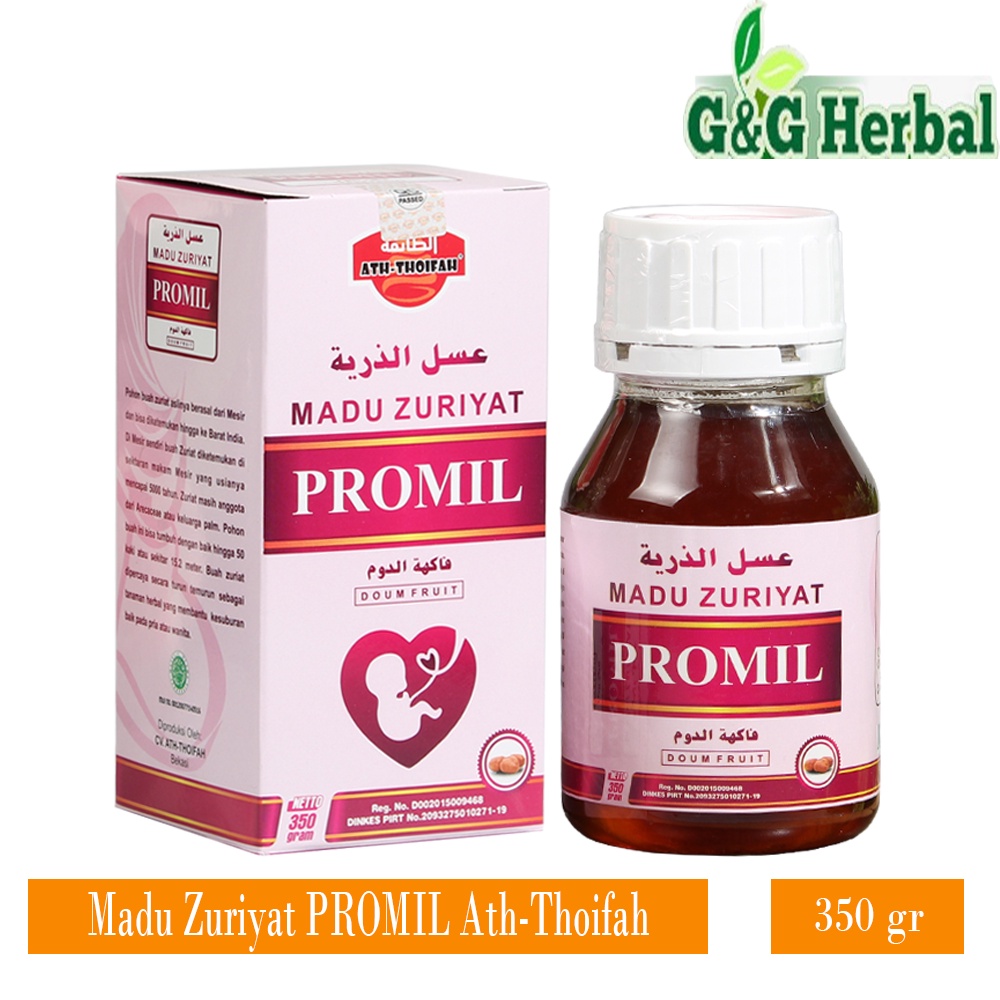 Jual Madu Promil Zuriat Ath Thoifah | Madu Program Hamil 350 gr ...