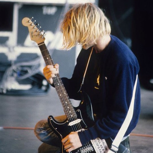 Jual DECAL STICKER KURT COBAIN "VANDALISM" GUITAR | PRINTING STICKER ...