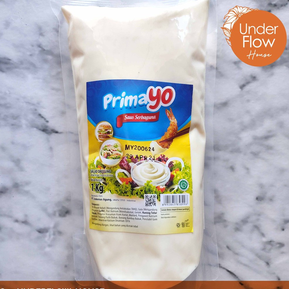 Jual Prima Agung Primayo Mayonnaise Mayones mayonais murah kiloan ...