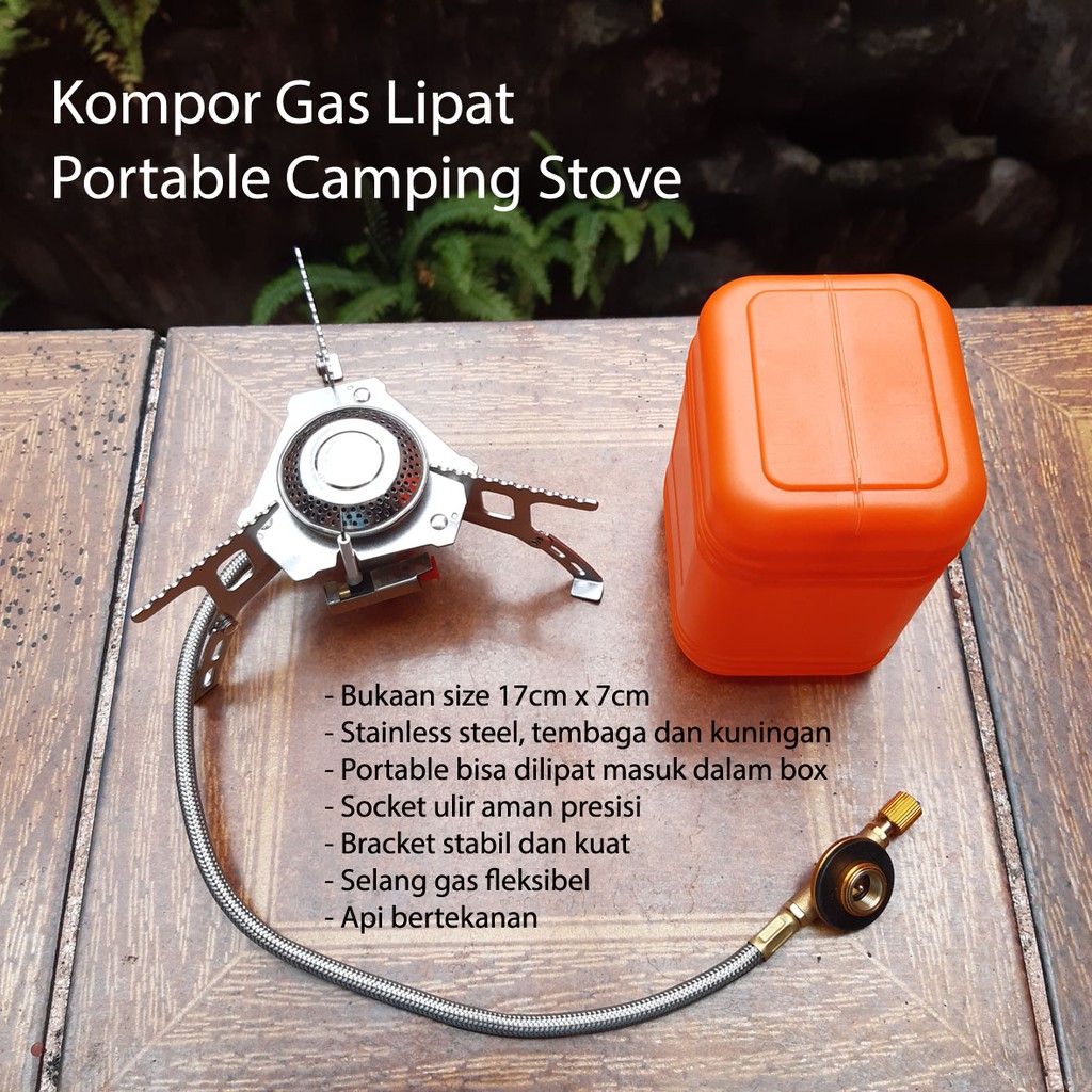 Jual Kompor camping kompor lipat portable hiking camp gunung canister ...