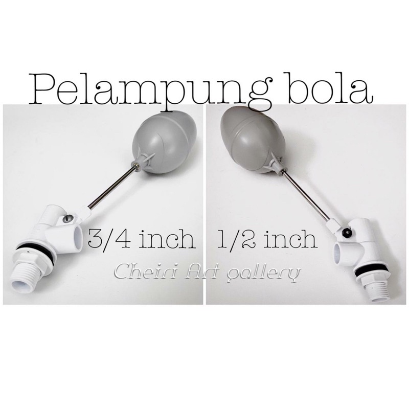 Jual Pelampung Bola pvc Tangki Air 1/2 Inci 3/4inch l Floating Valve ...