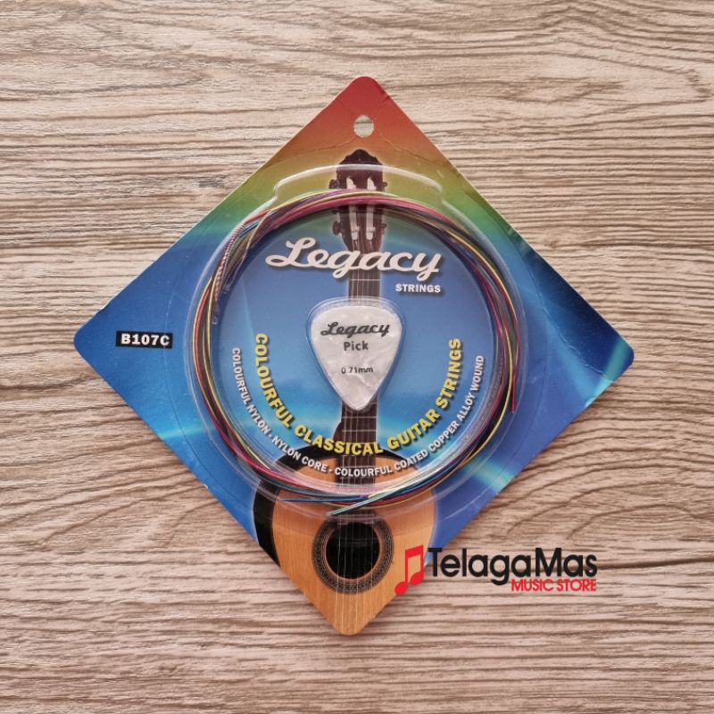 Jual Senar gitar classic nylon warna legacy B107C original | Shopee ...