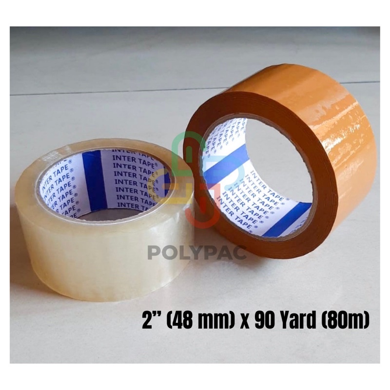 Jual Lakban Bening Coklat uk. 2 inch x 90 yard [ m80 ] | Shopee Indonesia