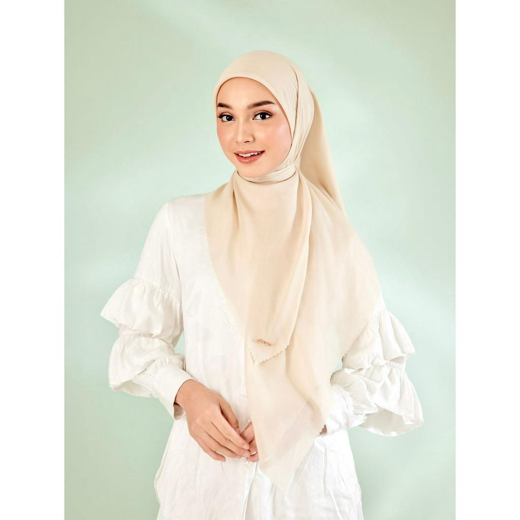 Jual Senara Scarf - Zayna Voal Laser Cut Square Hijab Segiempat Premium ...