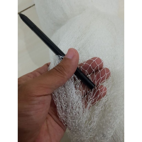 Jual jaring nilon lubang 1/2 inci benang D3 ukuran eceran 5m x 1m ...