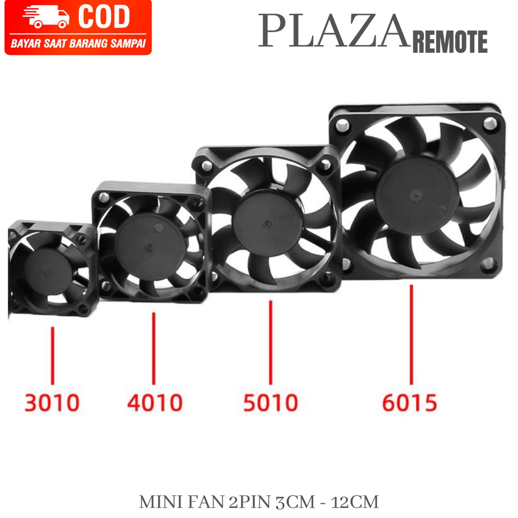 Jual MINI COOLING FAN DC 3010 4010 4020 5012 6010 6015 6025 7015 8025 9025 12025 3CM - 12CM 12V ...