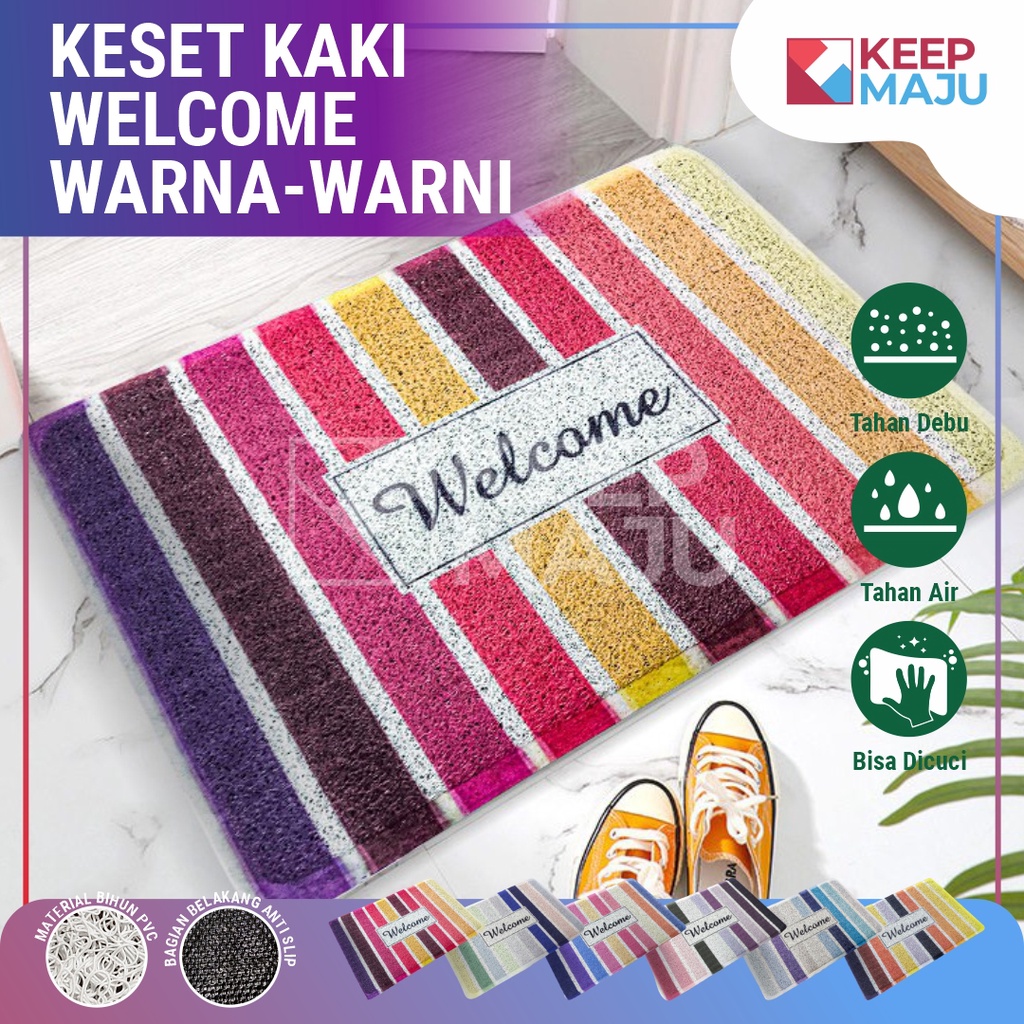 Jual Keset Teras Rumah Depan / Keset Bihun / Keset Kamar Mandi / Karpet ...