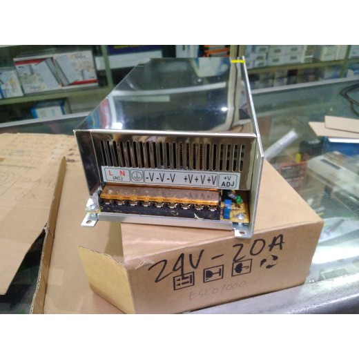 Jual power supply adaptor 24v 24 volt 20A 20 amper ampere | Shopee ...