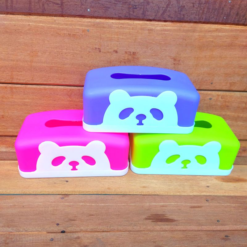 Jual lastic Tissue Box / Tempat Tisu Panda Besar / Kotak tisu | Shopee ...