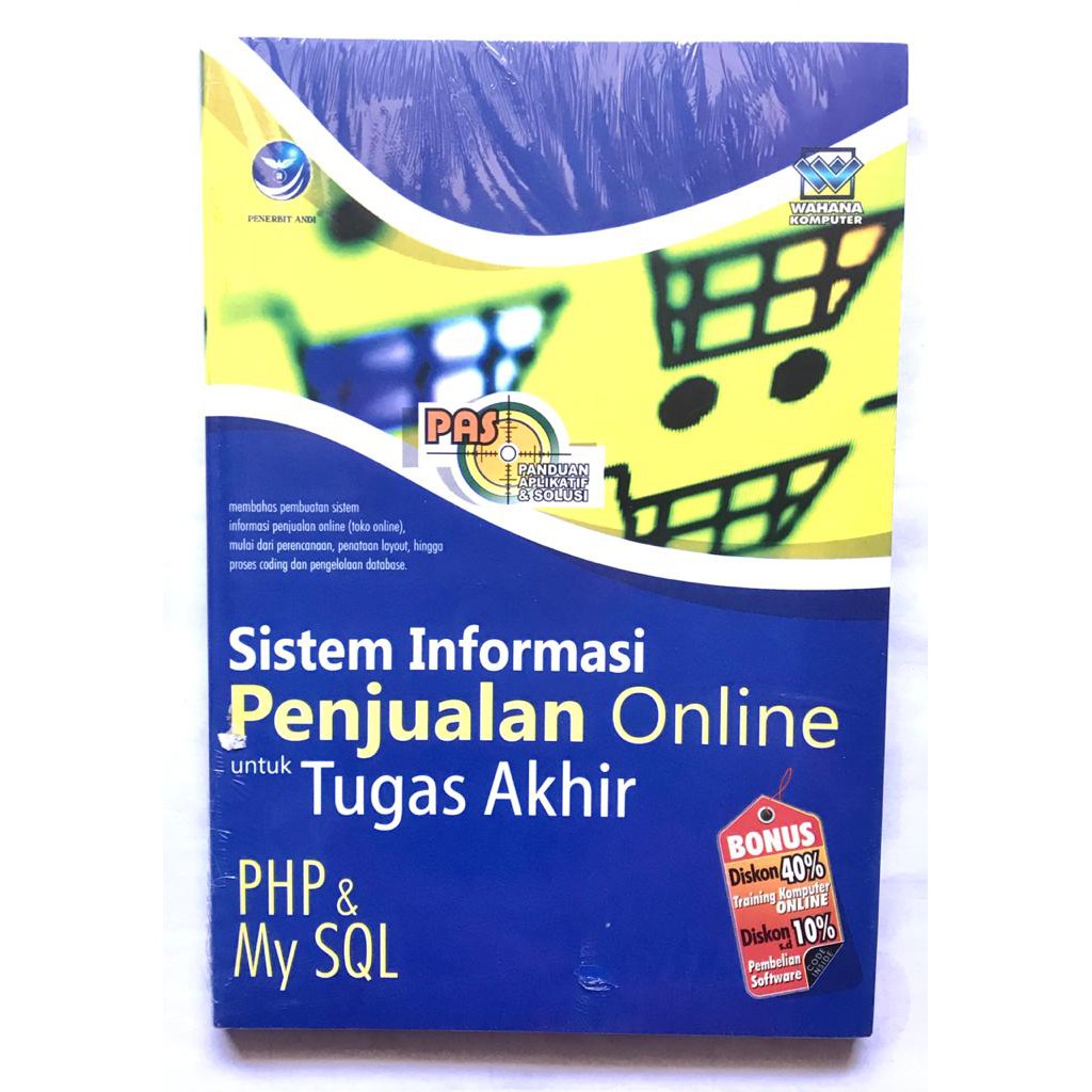 Jual Buku Sistem Informasi Penjualan Online Untuk Tugas Akhir PHP Dan ...