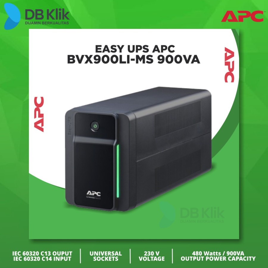 Jual UPS APC Easy BVX900LI-MS 900VA 480W ( APC BVX900LI MS Universal ...