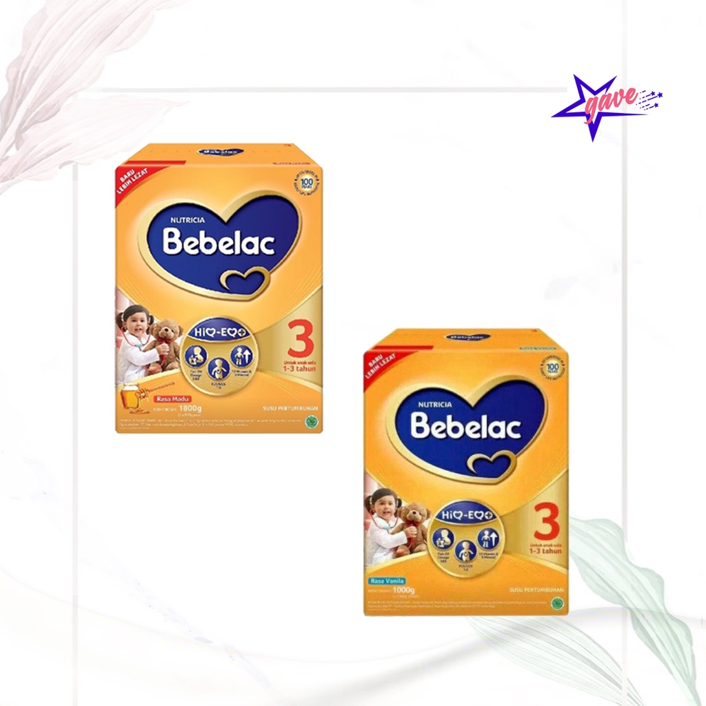 Jual Bebelac 3 vanila / madu 1800 gram | Shopee Indonesia