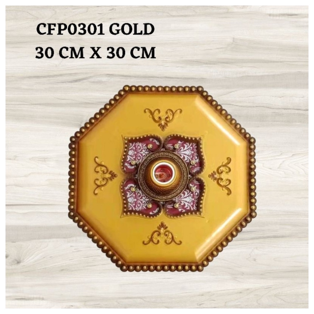 Jual PROMO COD ORNAMEN LAMPU PLAFON ARTISTIK PVC 30CM*30CM Ornamen ...