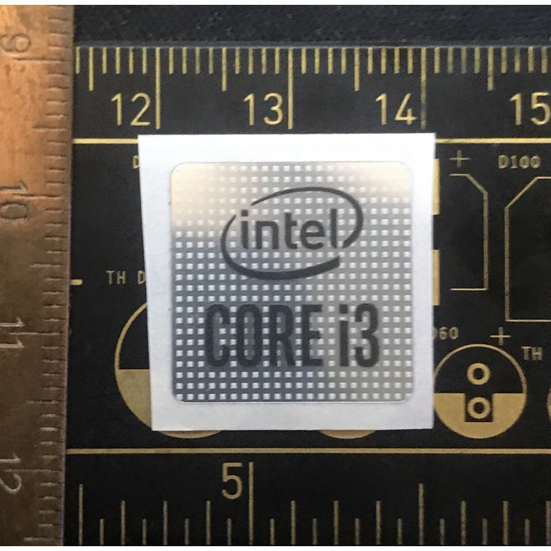 Jual Sticker stiker logo intel Core i3 10th gen 2020 ori | Shopee Indonesia
