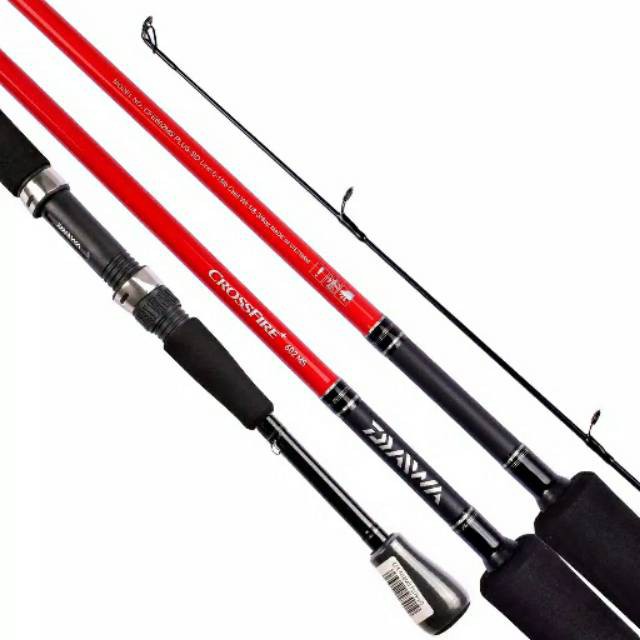 Jual Joran Daiwa CROSSFIRE+ 602MS / 602MB / 662MHB | Spinning | Baitcasting | Pilih Type Toko ...