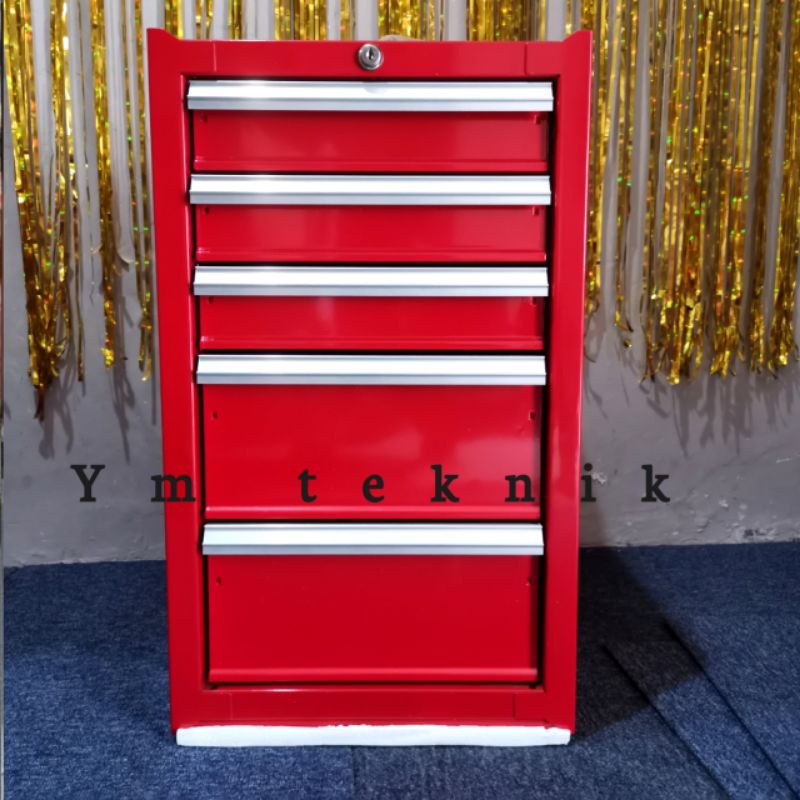 Jual Tool Box Kabinet 5 Laci Toolbox Susun Lemari Perkakas | Shopee ...