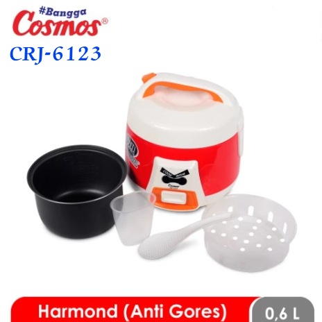 Jual rice cooker cosmos harmond anti gores CRJ-6123 / magic com 0.6 ...