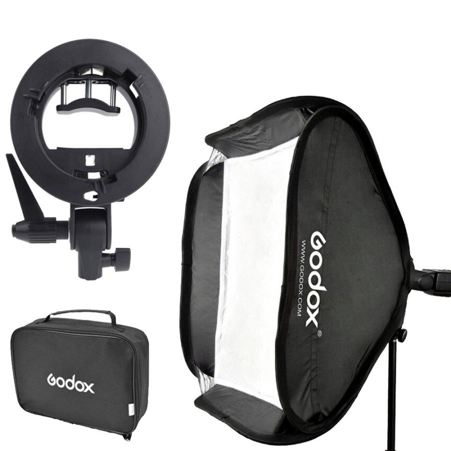 Jual Godox 60x60 80x80 50x50 Softbox Easy Speedlite 60x60 Bracket Flash ...