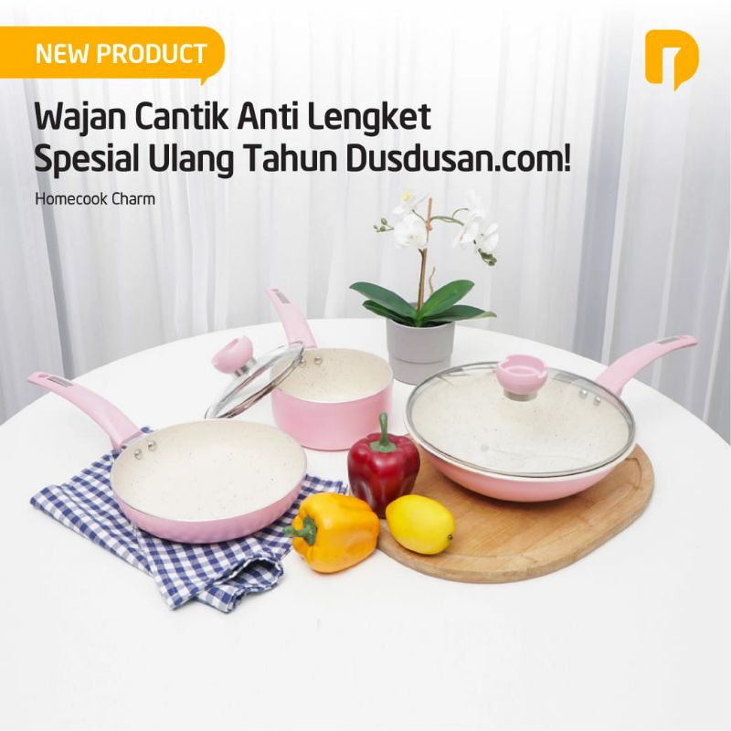 Jual Panci Set Premium Homecook Charm Panci Pink Premium | Shopee Indonesia