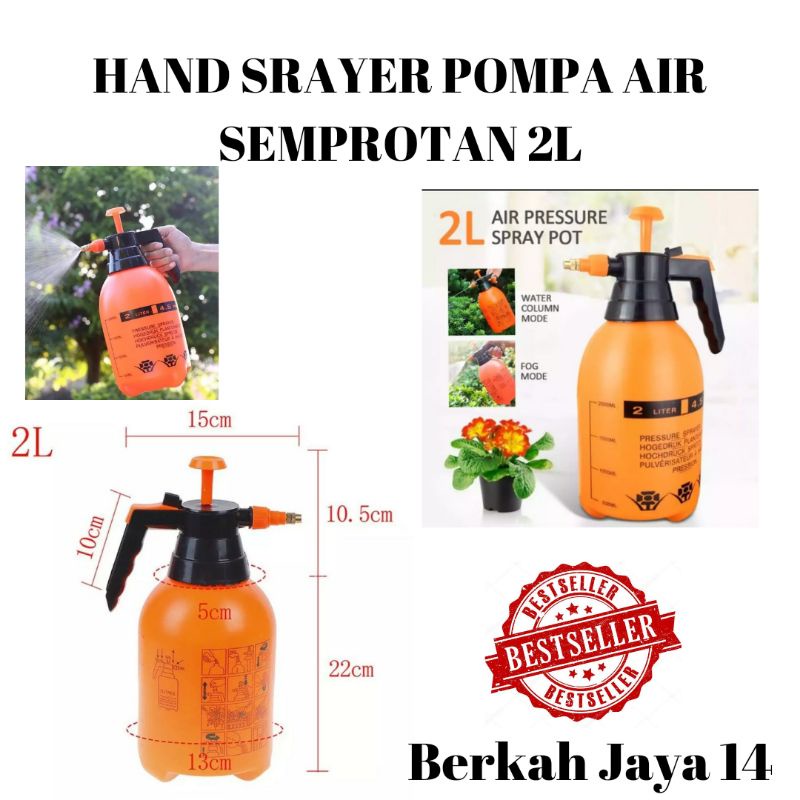 Jual HAND SPRAYER POMPA SEMPROTAN 2 LITER KUAT DAN AWET HARGA MURAH ...
