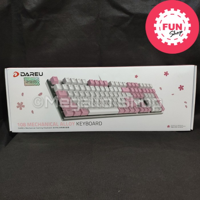 Jual Dareu EK810 FullSize White Pink Gaming Keyboard Garansi Resmi ...