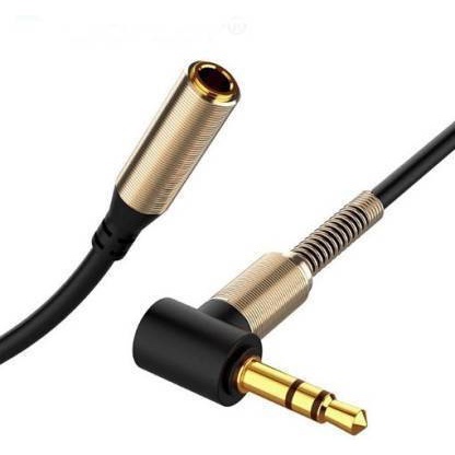 Jual Kabel Audio Extension Male to Female L Shape cable converter ...