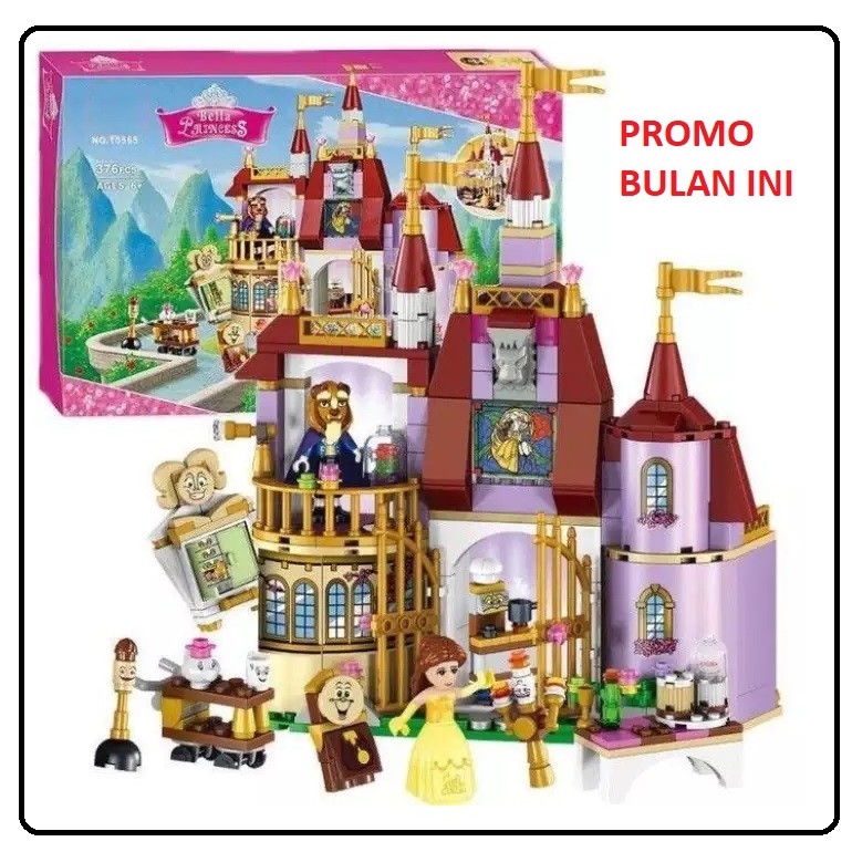 Jual MAINAN ANAK DIY PUZZLE RAKIT Castle RUMAH Balok Susun BRICK DIY ...