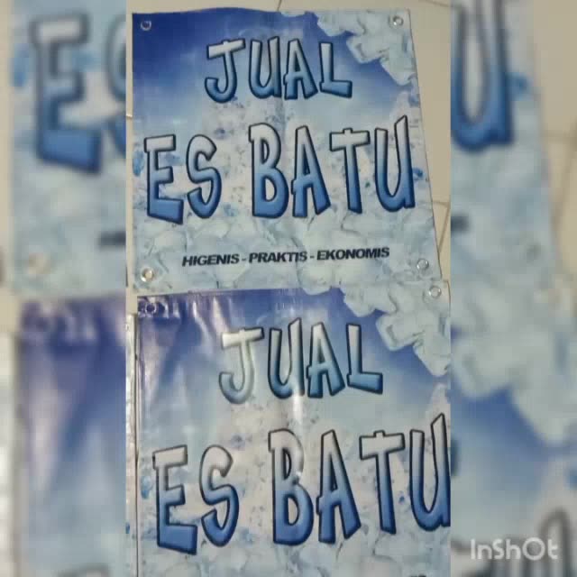 Jual SPANDUK Dan STICKER Jual Es Batu READY STOCK | Shopee Indonesia