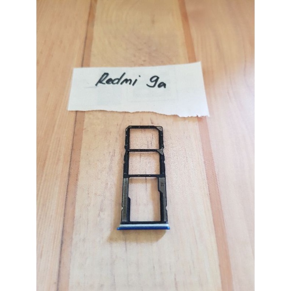 Jual sim tray slot tempat kartu sim card Hp Xiaomi Xiomi redmi 9a ori ...