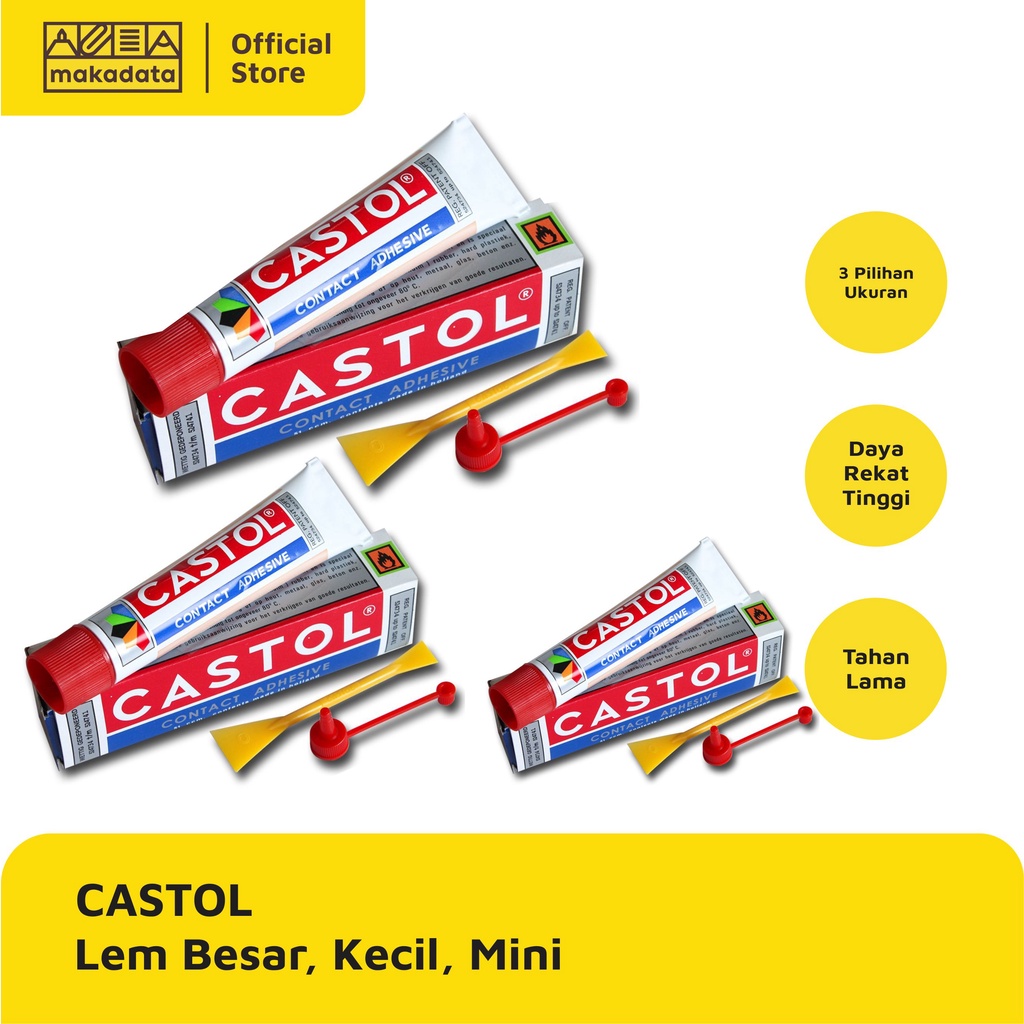 Jual GLUE / LEM CASTOL BESAR-KECIL-MINI (1PCS) MURAH | Shopee Indonesia
