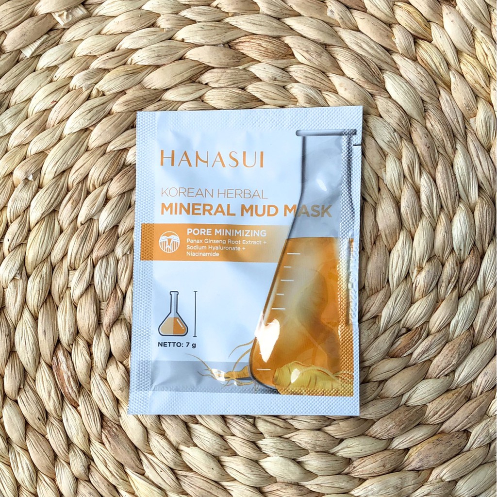Jual ( ecer ) Masker Hanasui Naturgo | Hanasui Mineral Mud Mask ...