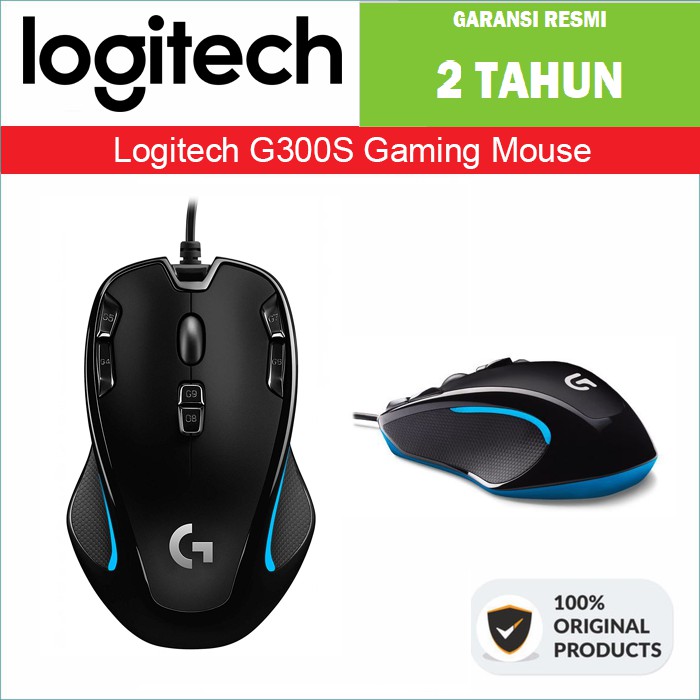 Jual Logitech G300S Optical Gaming Mouse | Shopee Indonesia